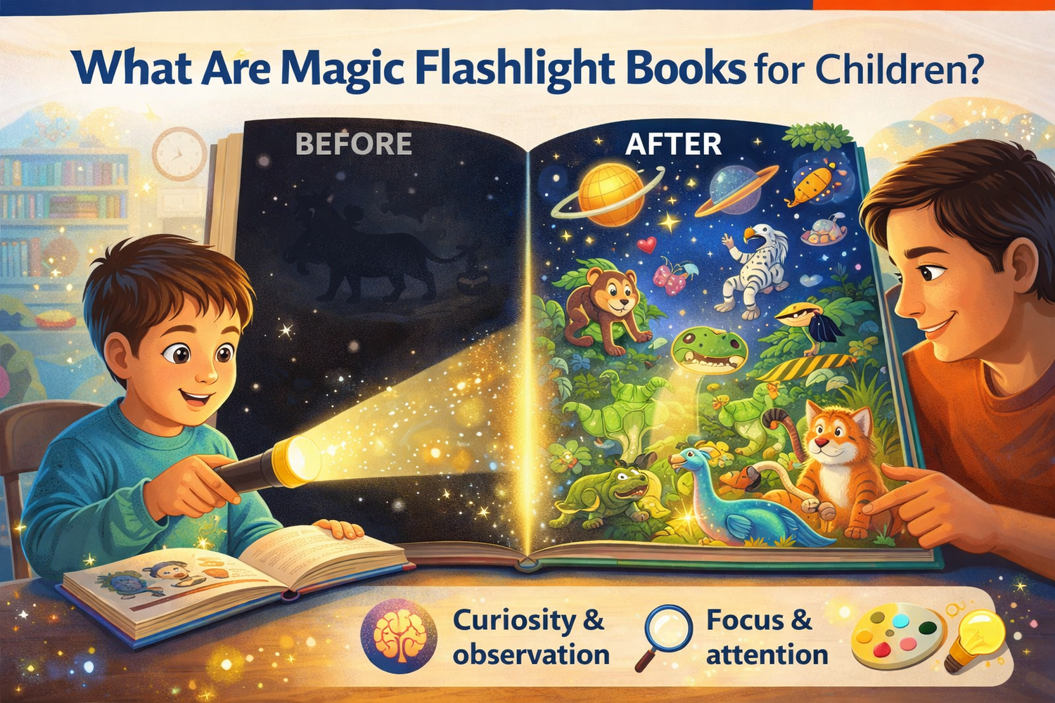 What Are Magic Flashlight Books for Children? – Lil Legends
